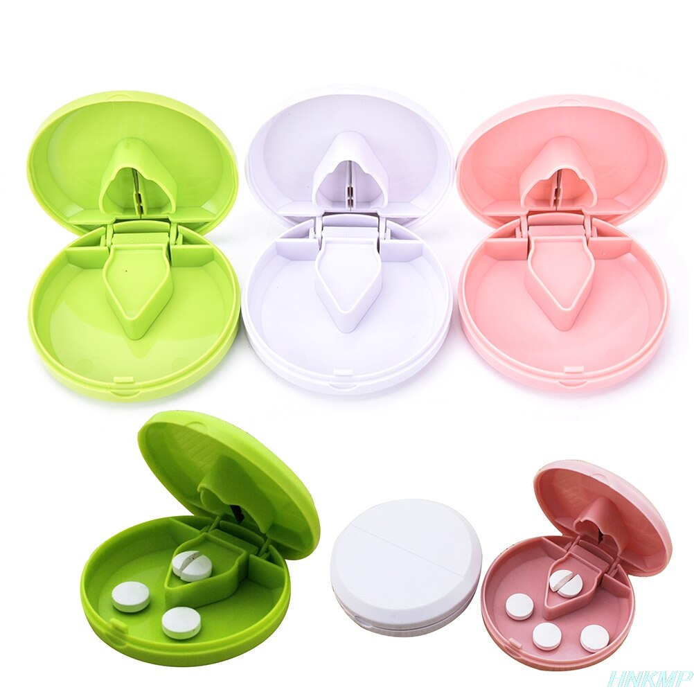 1pc Pill Tablet Pill Cutter Divider PP Material Po... – Grandado