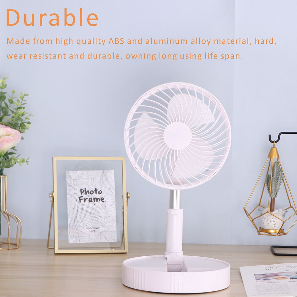Portable Telescopic Mini Fan USB Rechargeable Stud... – Grandado
