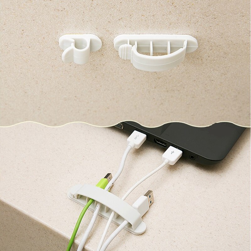 10 PCS Plastic Wire Fixing Clip Self-Adhesive Cabl... – Vicedeal