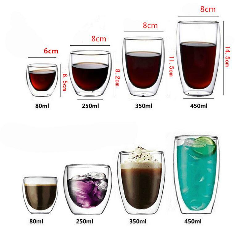 Double-layer Heat-resistant Glass Transparent Wate... – Grandado