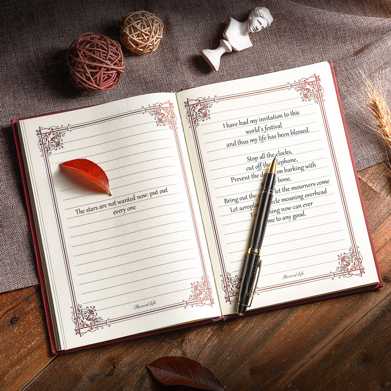 European style notebook literary exquisite simple ... – Grandado