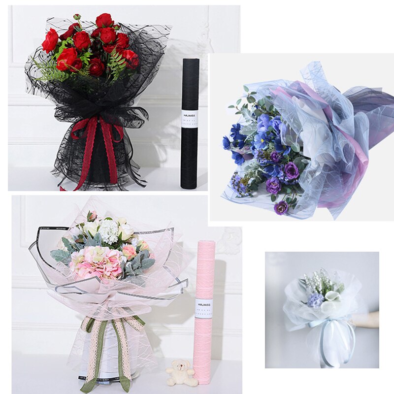 5 Yards Lightning Gauze Flowers Packaging Material... – Grandado