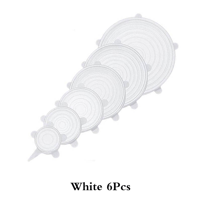 6PCS Silicone Cover Reusable Silicone Stretch Lids... – Vicedeal