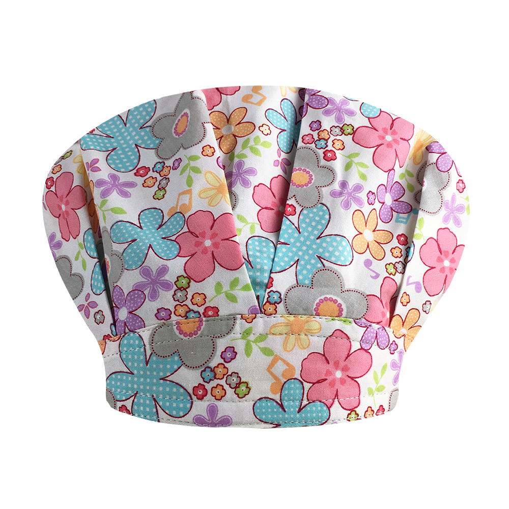 floral print hat adjustable scrub hat spa clothes ... – Vicedeal