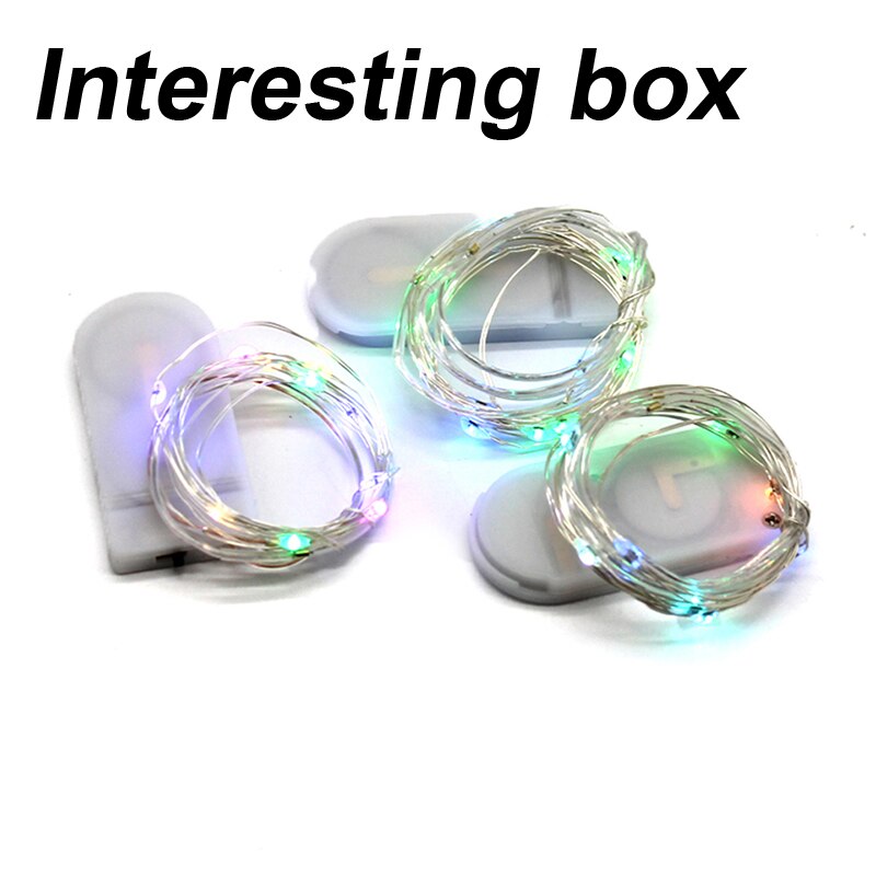 3V button battery light bar colorful flashing LED ... – Vicedeal