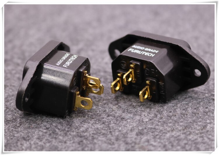 4pcs T1 DIY HIFI Brass copper plating Rhodium IEC ... – Grandado