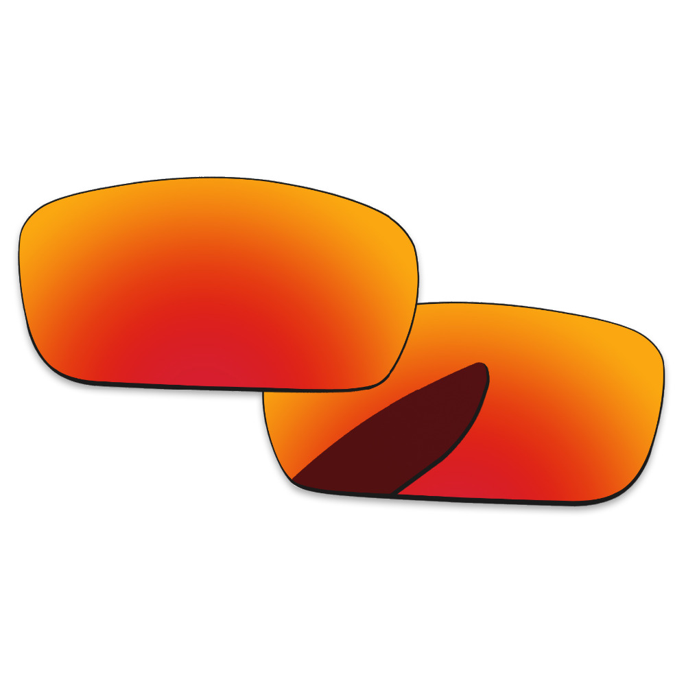 Polycarbonate-Fire Red Mirror Replacement Lenses F... – Grandado