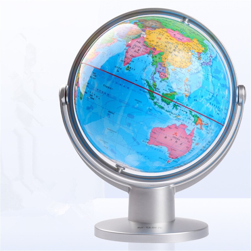 14.2CM HD Globe Teaching PVC Earth Atlas Metal Bas... – Grandado