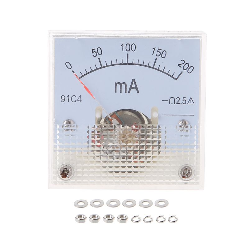 Mechanical Ammeter DC Analog Current Meter Panel M... – Grandado
