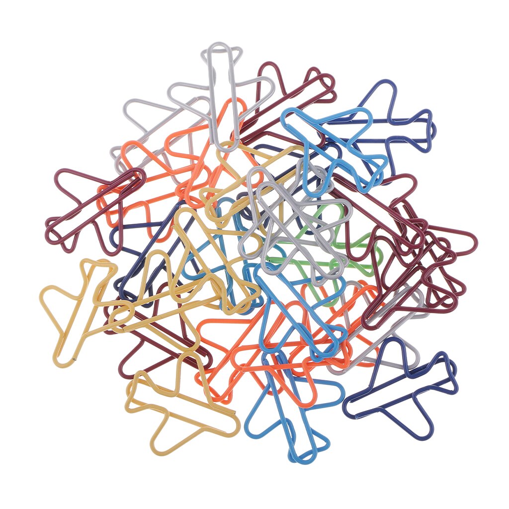 Pack 60 Airplane Paper Clips, Funny Paperclips Des... – Vicedeal