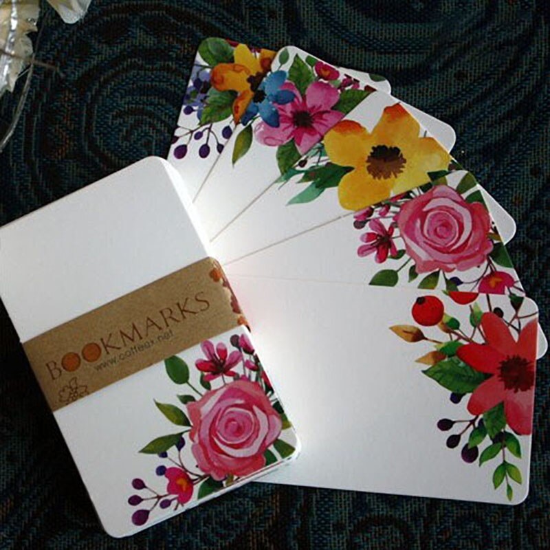 50pcs Handmade Greeting Cards Postcards Flower Par... – Grandado