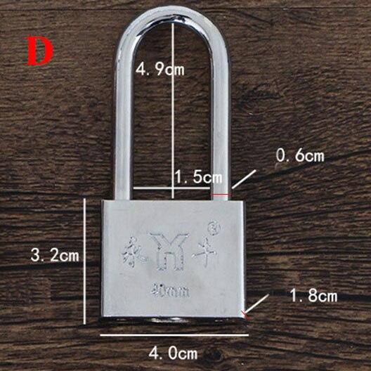 Stainless Steel Padlock Wolf Head Brass Lock Small... – Vicedeal