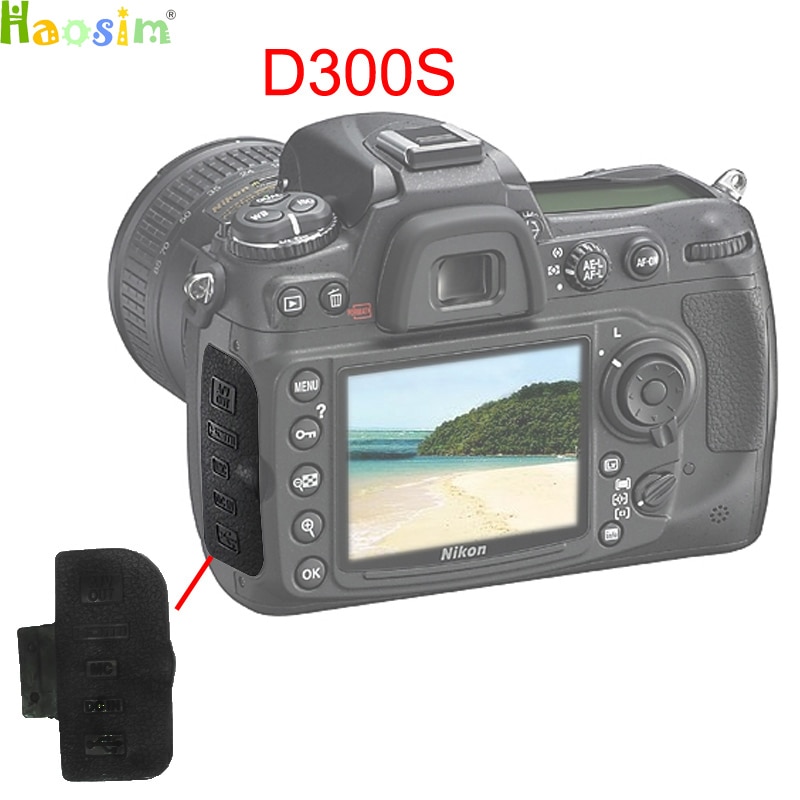 Voor Nikon D300S Export Data Cover Back Cover Rubb... – Vicedeal