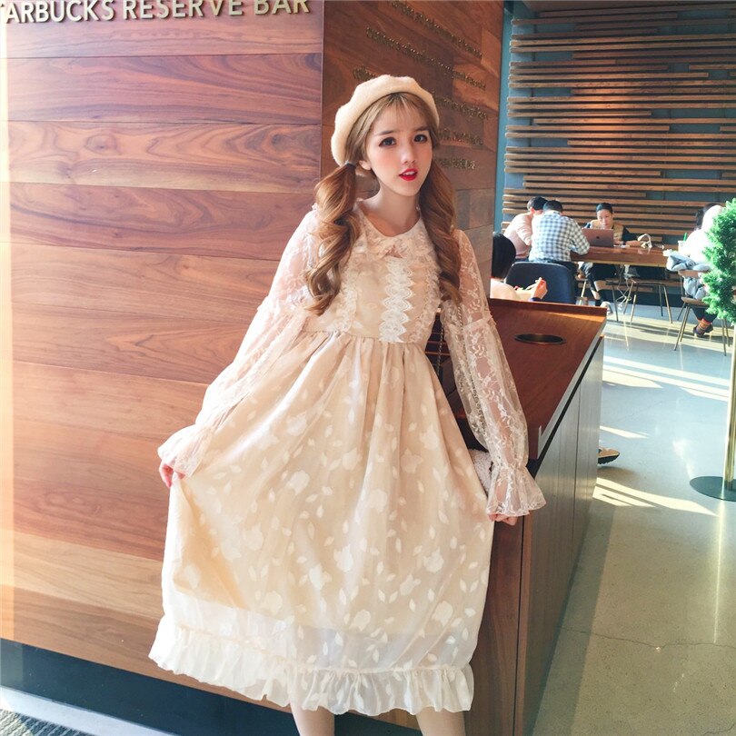 Sweet princess lolita suit female temperament lace... – Grandado