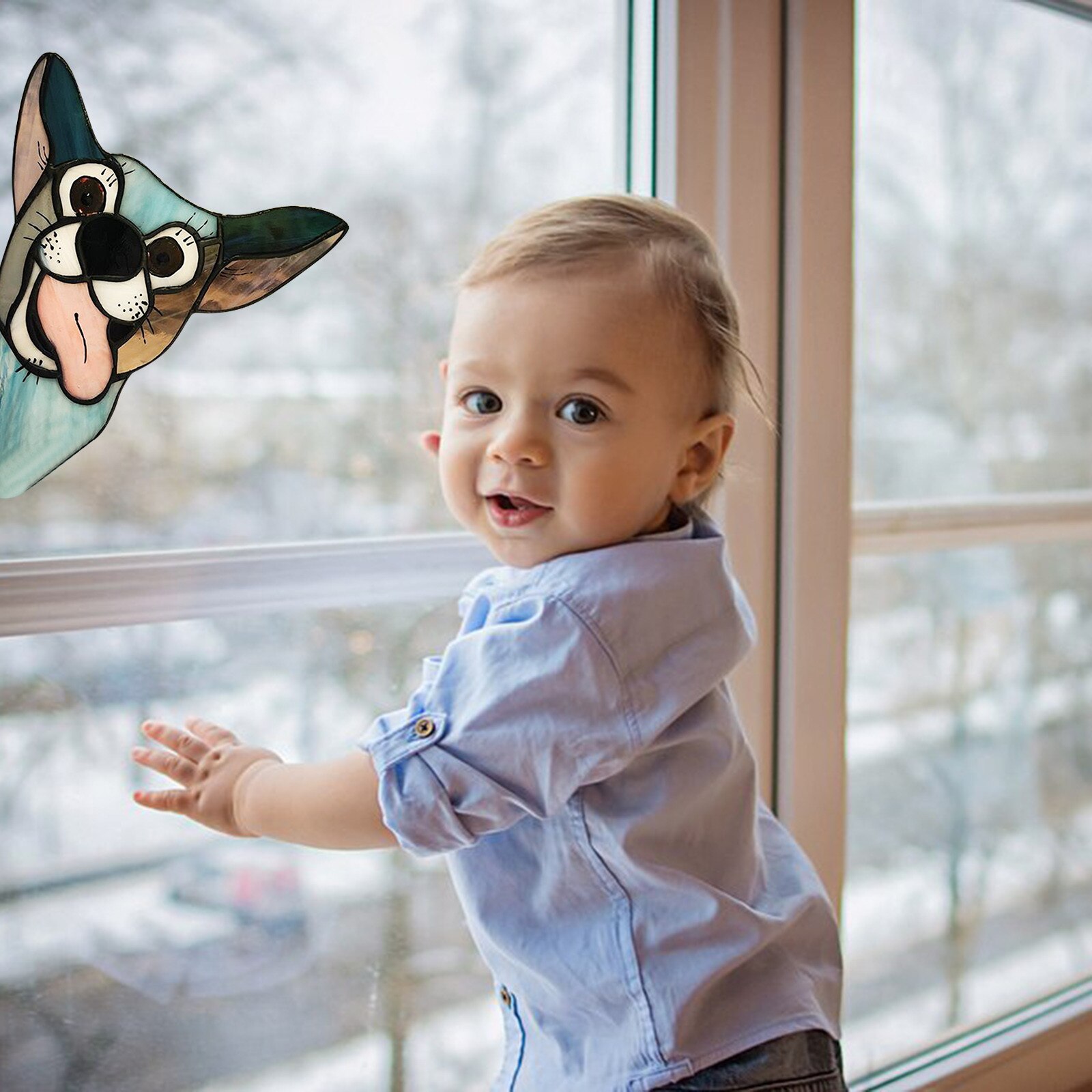 2PC Removable Funny Personality Interest Pet Stick... – Grandado