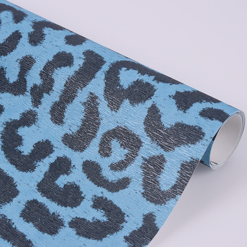 100x53cm Leopard Printed Non-woven Wallpaper Moder... – Grandado