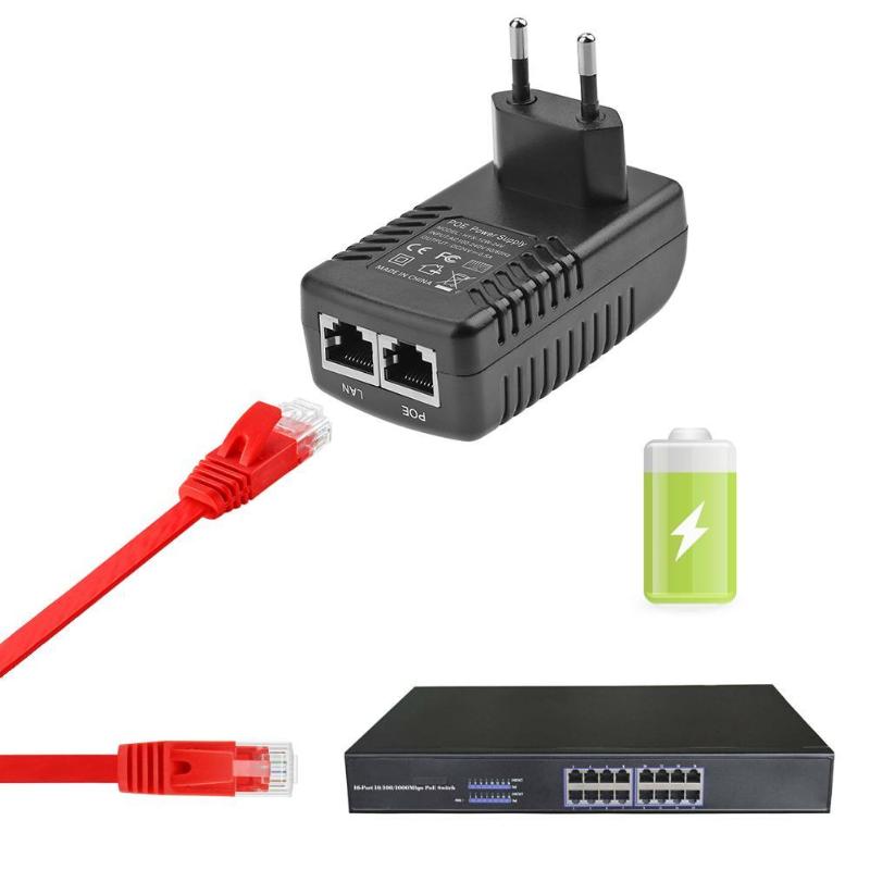 24V 0.5A 12W Wall Plug POE Injector Ethernet Adapt... – Vicedeal