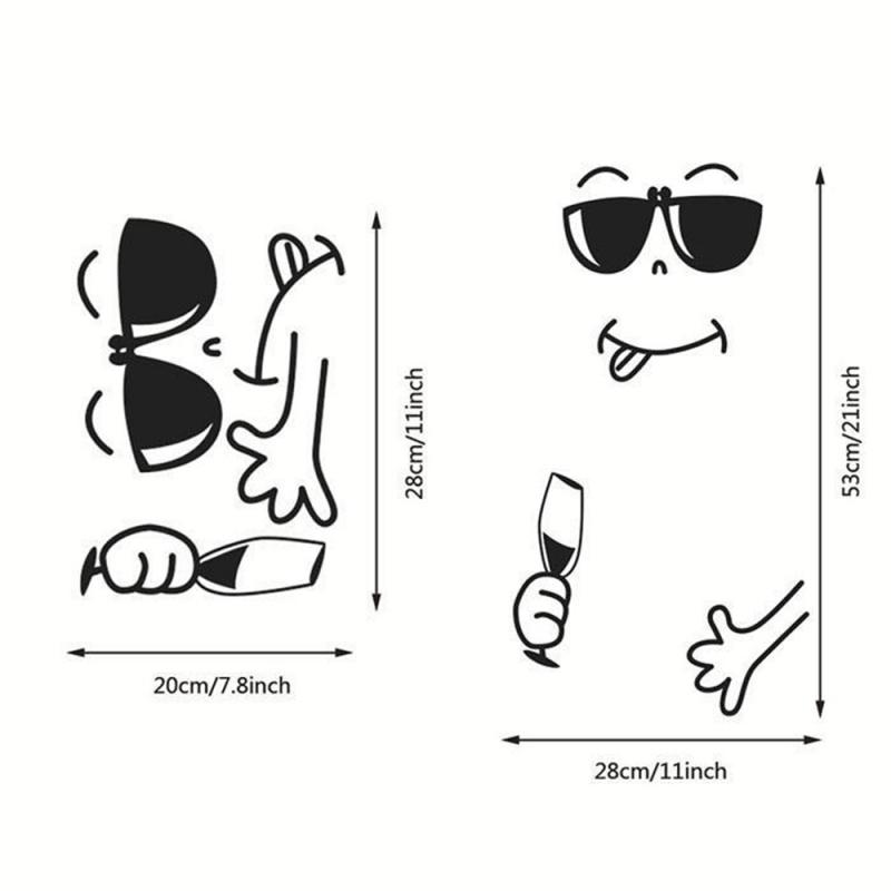 Cute Smiley Sticker Fridge Magnets Happy Face Kitc... – Grandado