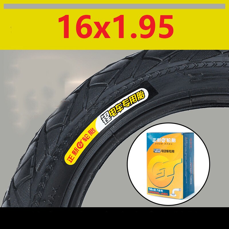 16 Inch Pneumatic Tire 16x1.95 Lithium Tram Tyre 1... – Grandado
