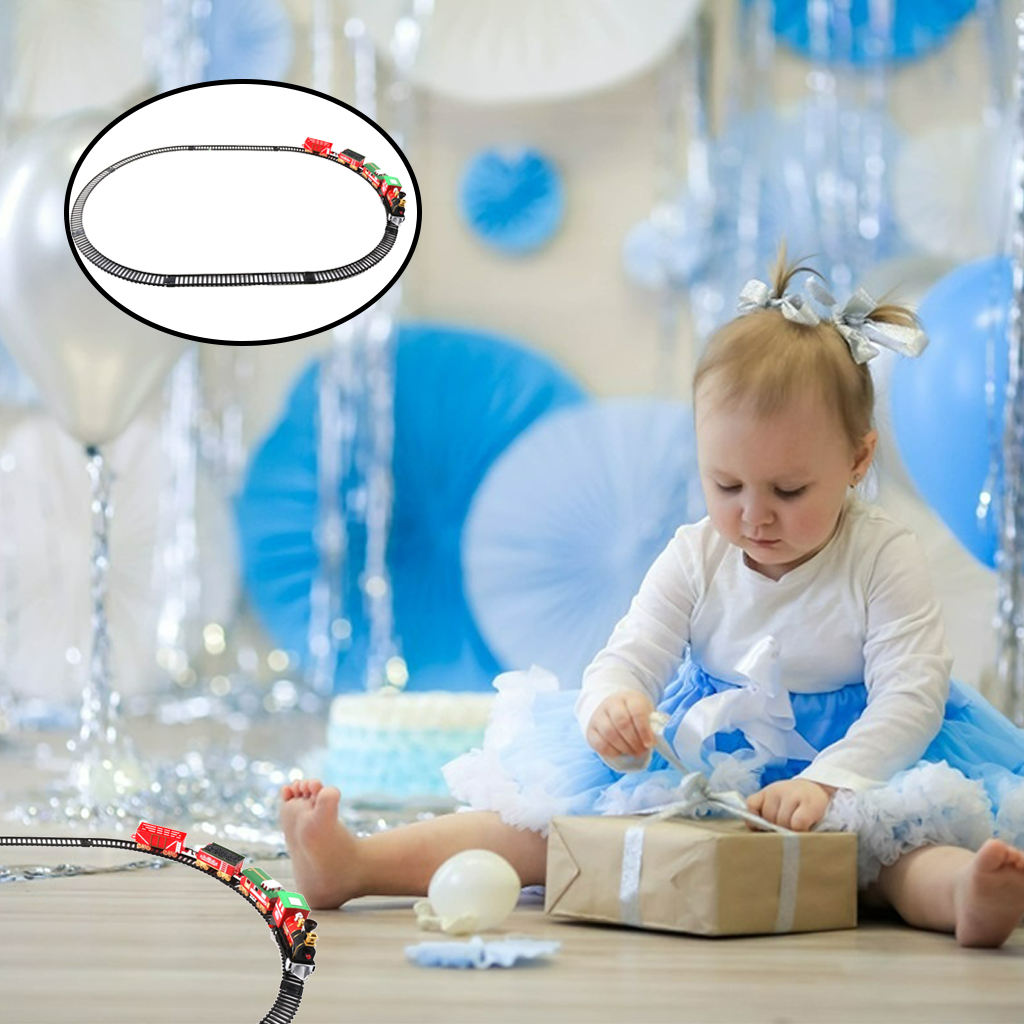 14 Pieces Classic Model Electric Train Set Play To... – Grandado