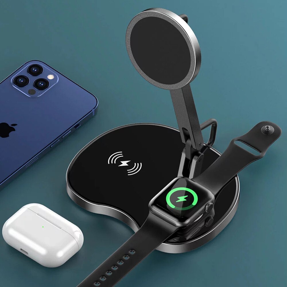 3 In 1 Magnetive Draadloze Oplader Station Opvouwb... – Grandado