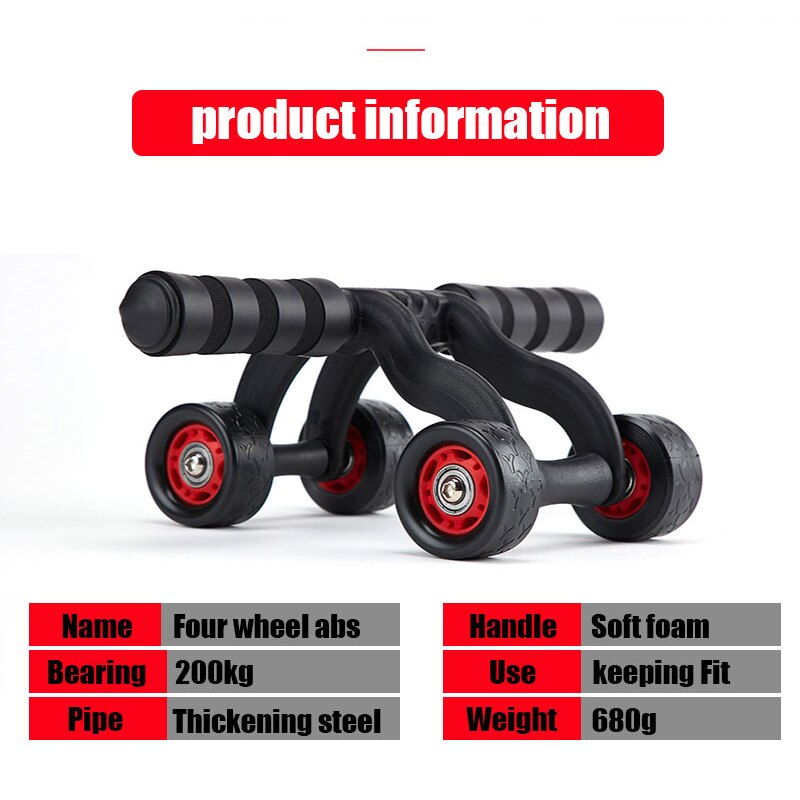 Abdominal Roller for Muscle Exercise Equipment Hom... – Grandado