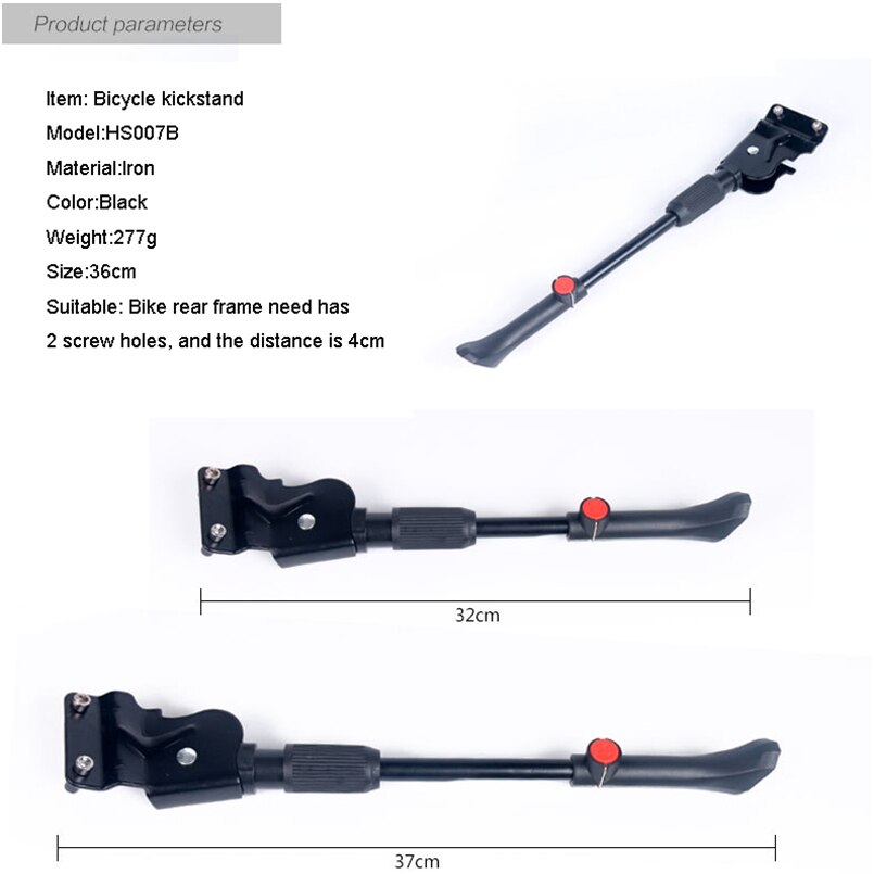 Mtb Bike Cycling Side Kick Stand Fiets Kickstand I... – Grandado