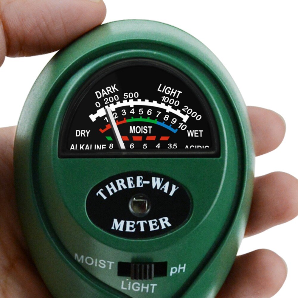 3-in-1 Soil pH, Moisture & Light Meter Tester Prob... – Grandado
