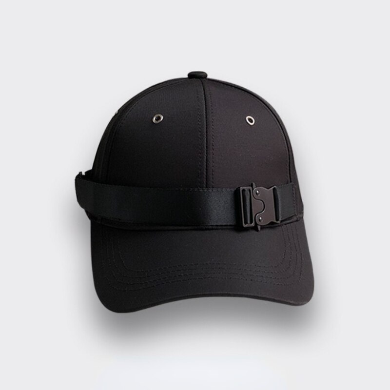 Metal Mechanical Buckle Peaked Caps for Men Summer... – Grandado