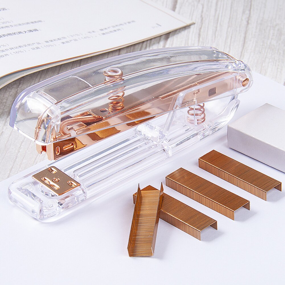 Transparent Manual Metal Stapler Book Stapling Mac... – Grandado