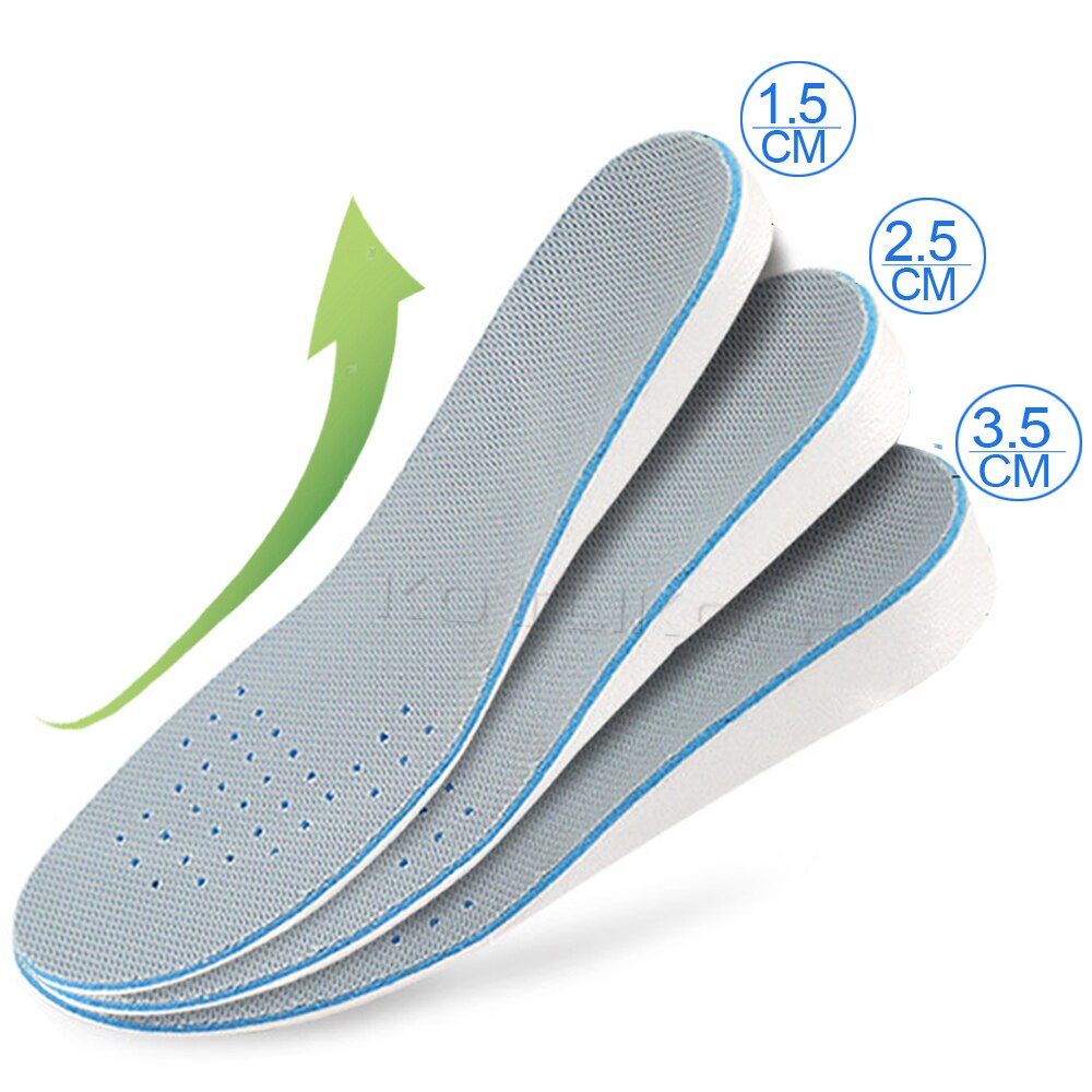 Height increase insoles shock absorption buffer El... – Vicedeal