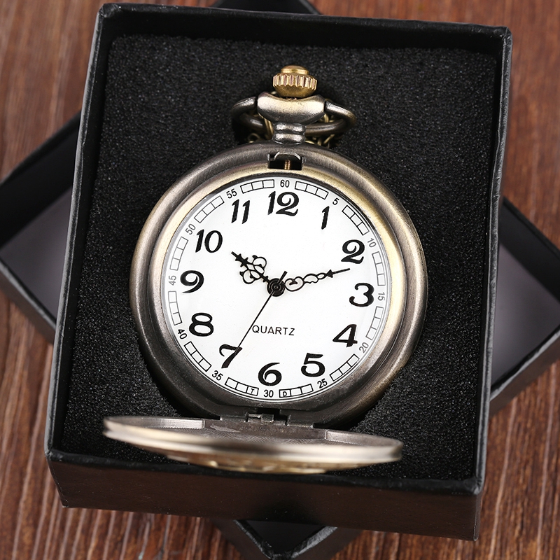 10 Pcs Simple Pocket Watch Box Cool Black Cardboar... – Grandado