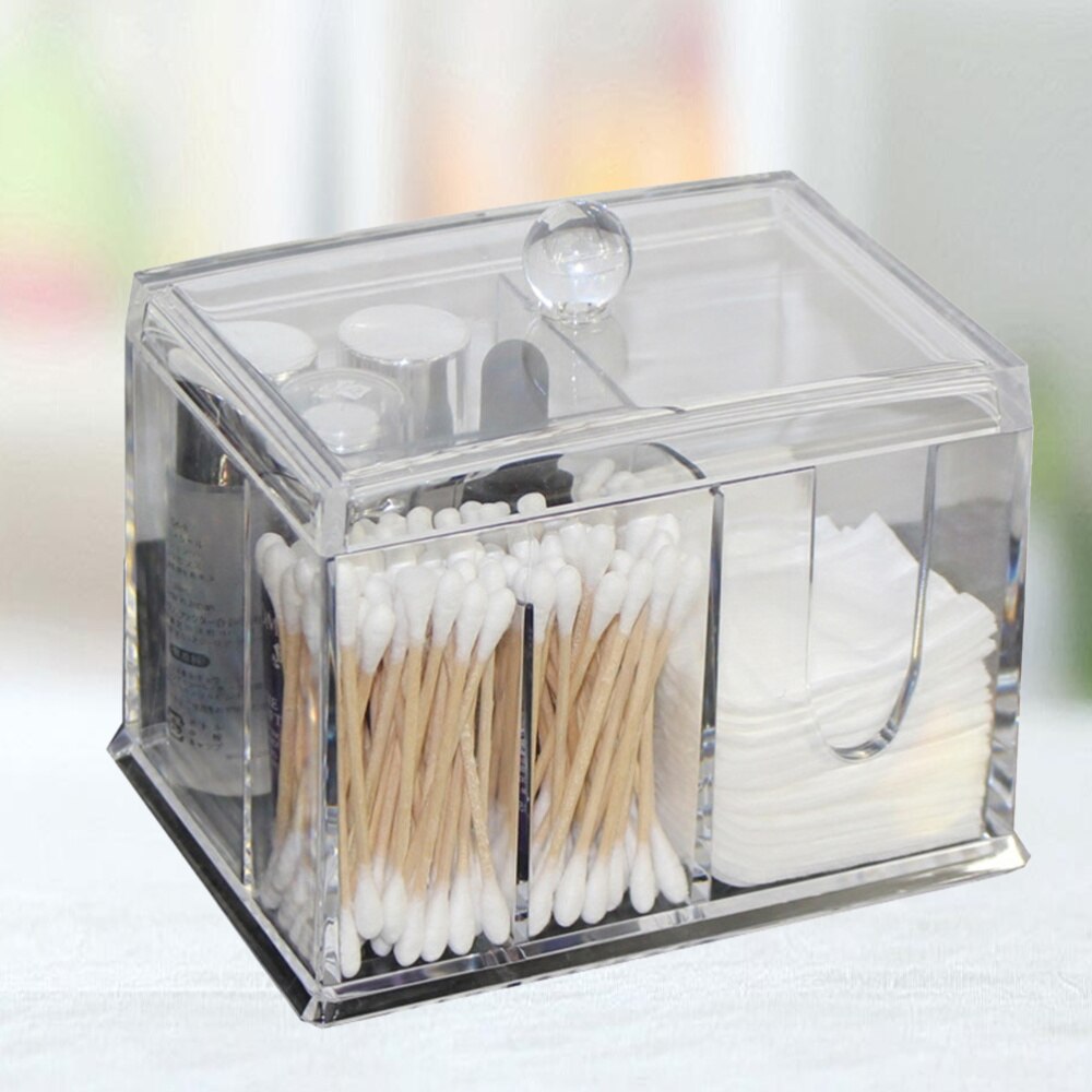 Cosmetic Cotton Storage Box Transparent Cosmetics ... – Grandado