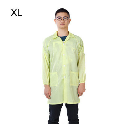 Anti Static Overalls Unisex ESD Lab Coat Button Up... – Grandado