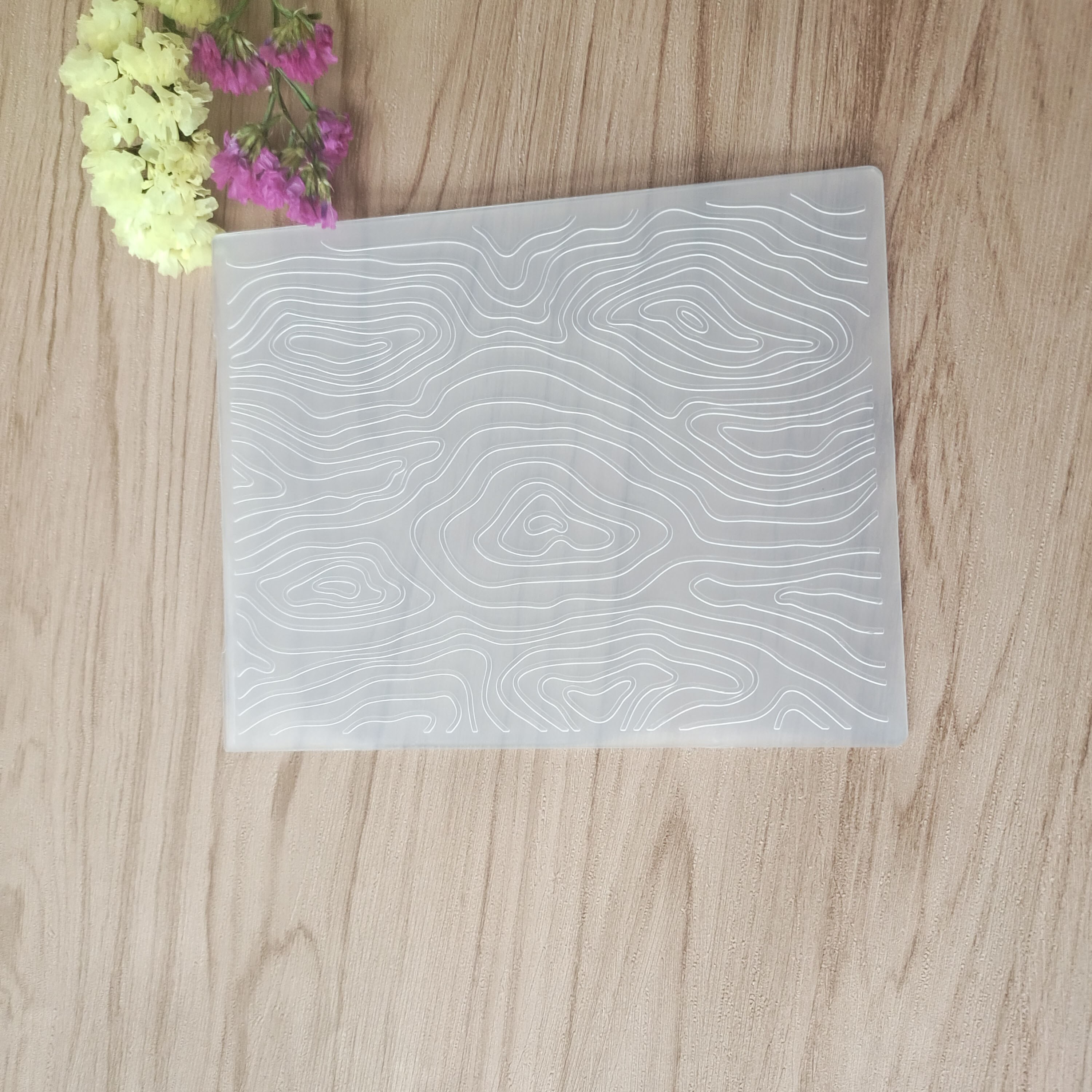 Carpeta de plástico en relieve con de onda para ál... – Grandado
