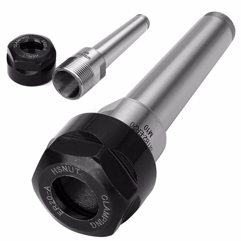 1pc M10 Drawbar ER20 MT2 Steel Material Collet Chu... – Grandado