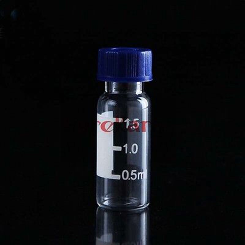10pcs 2ML Graduated Round Injection Glass Vial wit... – Grandado