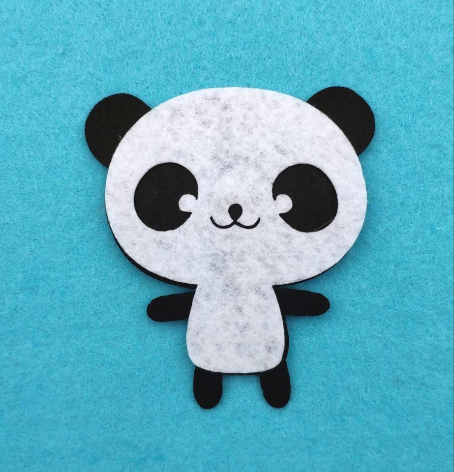 2pcs Animal Cartoon Felt Craft Non Woven Patch App... – Grandado