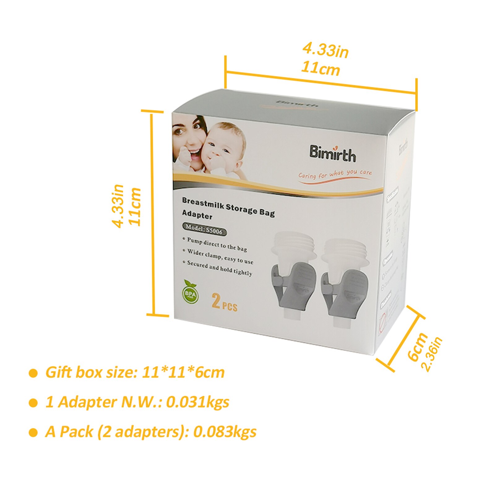 Melk Zak Clip Converter Moedermelk Tas Clip Moeder... – Grandado