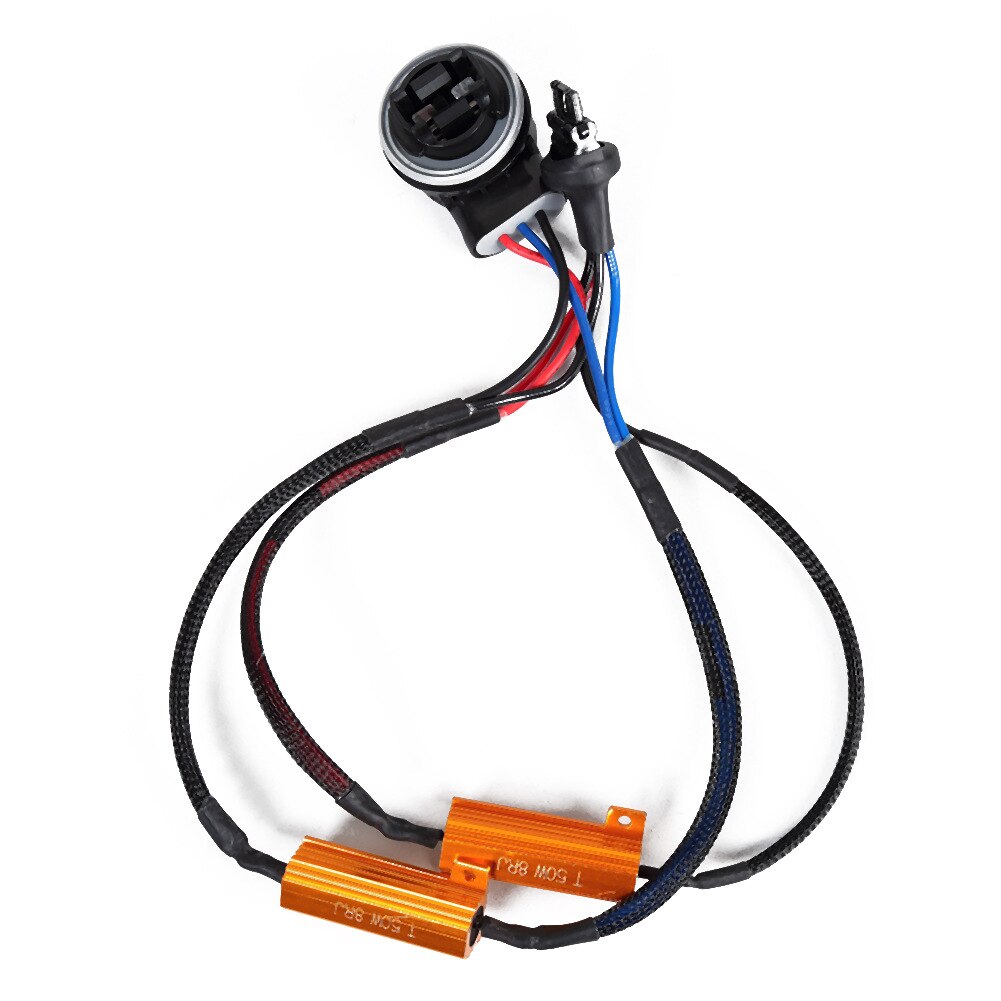 2pcs Car Load Resistor Wiring Harness 3157 50W 8oh... – Vicedeal