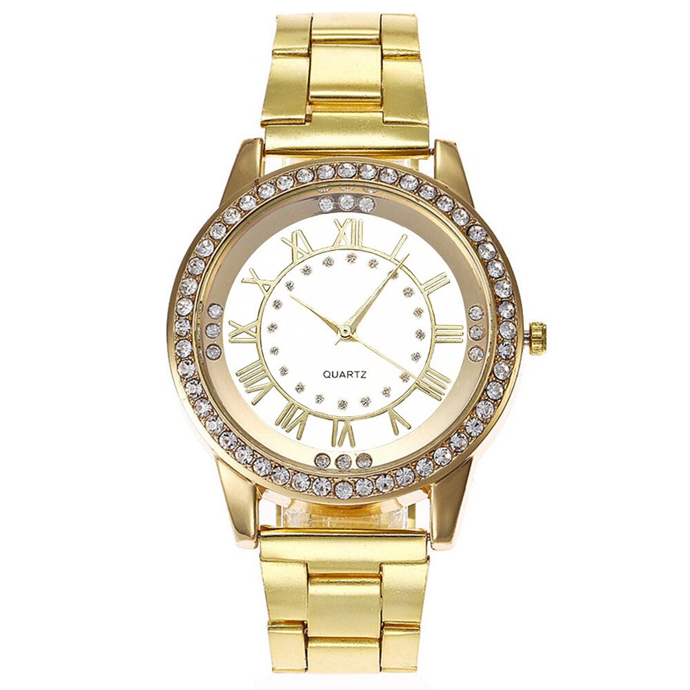 Watch Women Men'S Crystal Rhinestone Stainless Ste... – Grandado