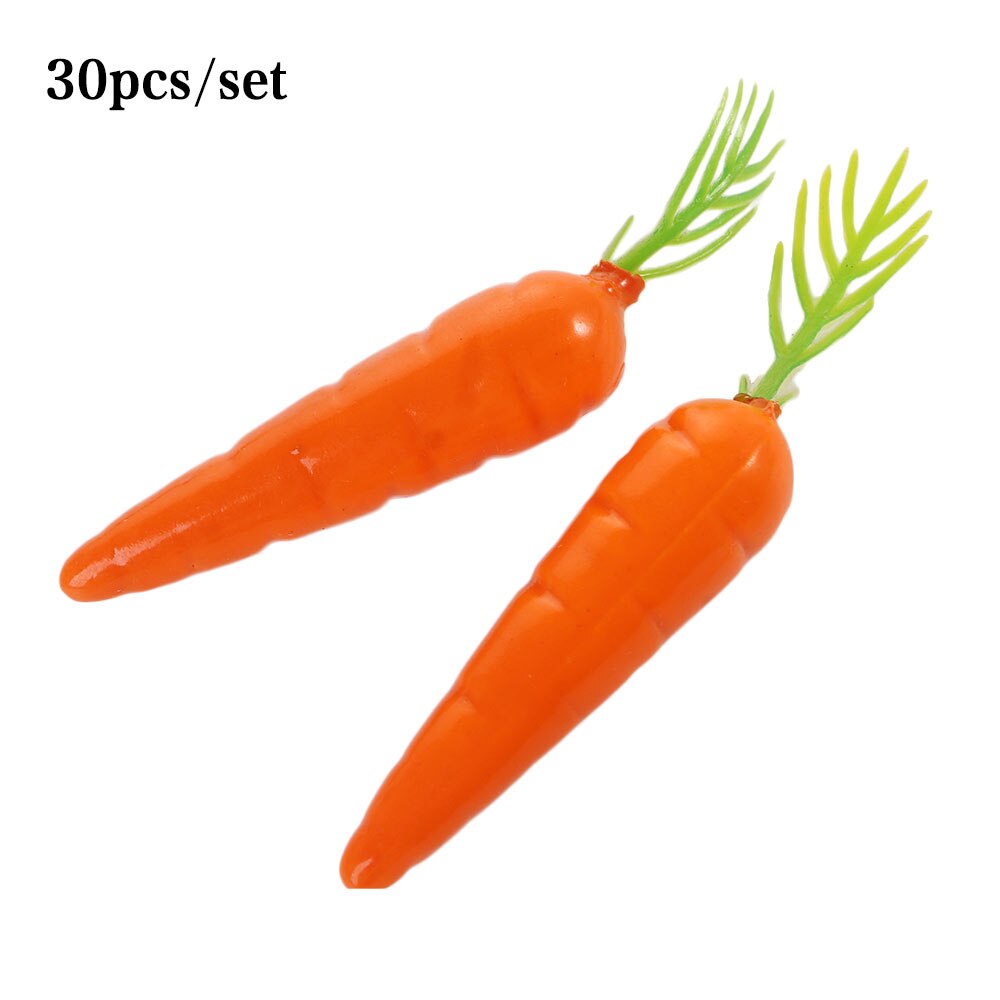 30 Pcs Carrots Mini Artificial Plastic Foam Carrot... – Grandado