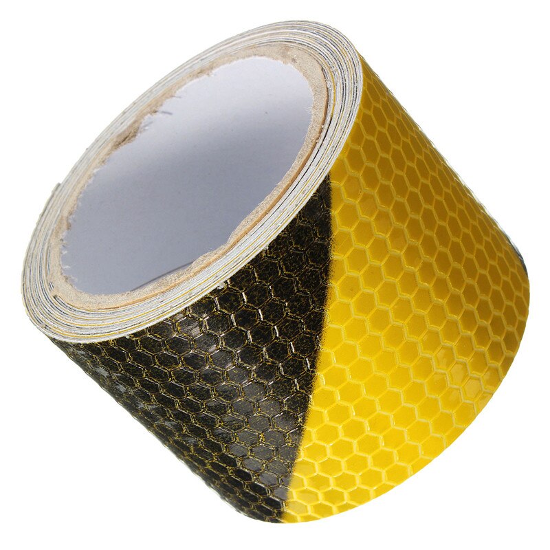 ANPWOO 2"X10' 3 Meters Black Yellow Reflective Saf... – Vicedeal