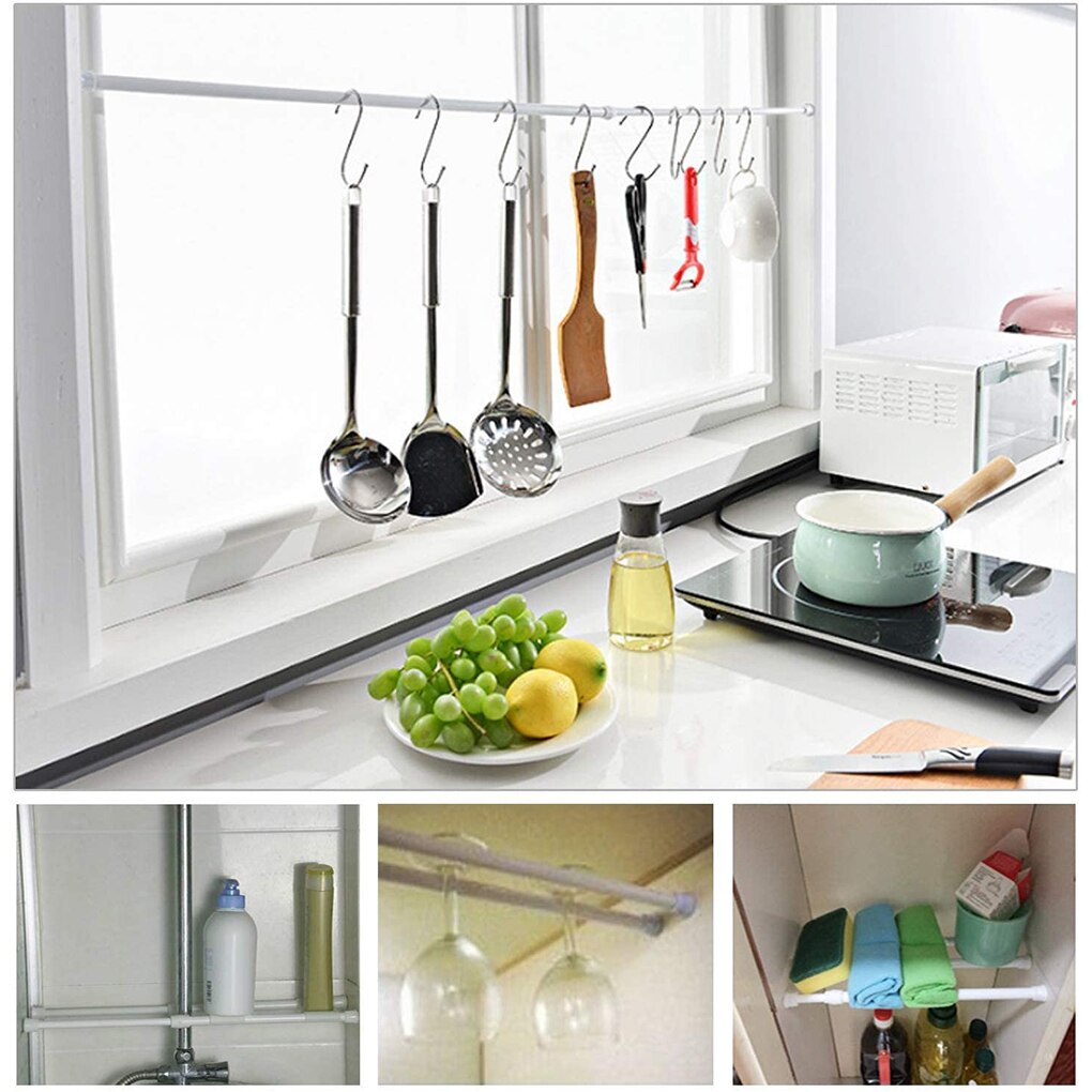 Extendable Bathroom Hanging Shower Curtain Rods 1.... – Vicedeal