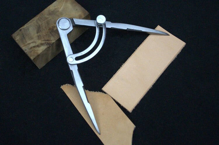 Handmade leather scribe,edge trimmer pitch gauge,l... – Grandado