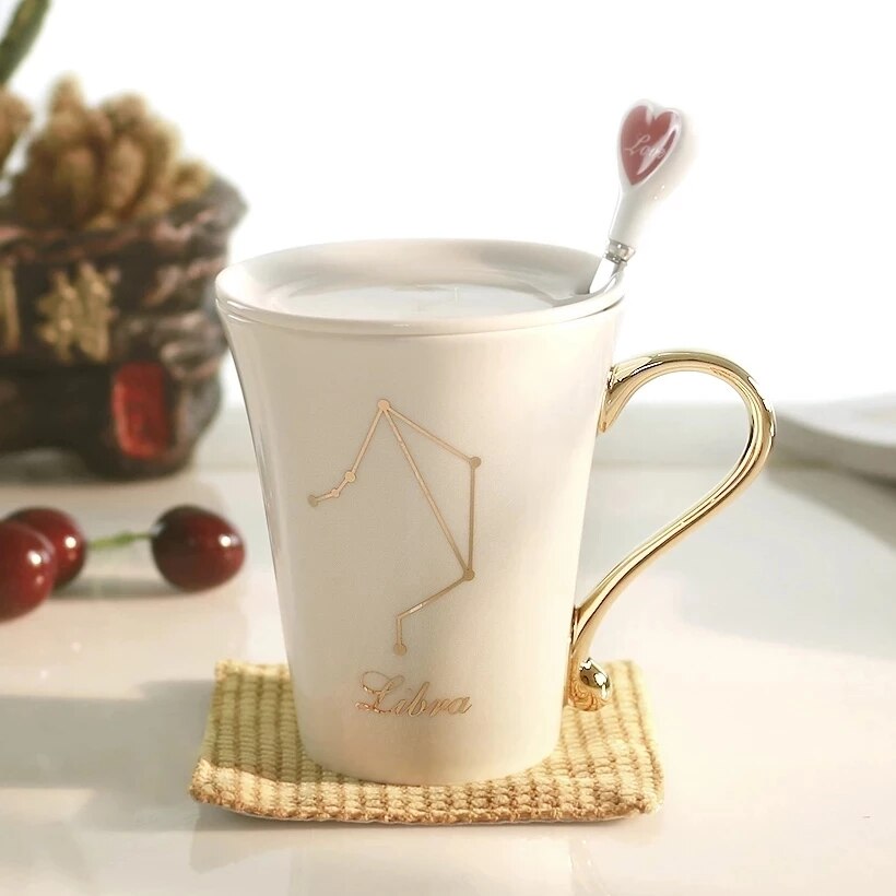 Twaalf Sterrenbeelden Keramische Cup Creatieve Wat... – Vicedeal