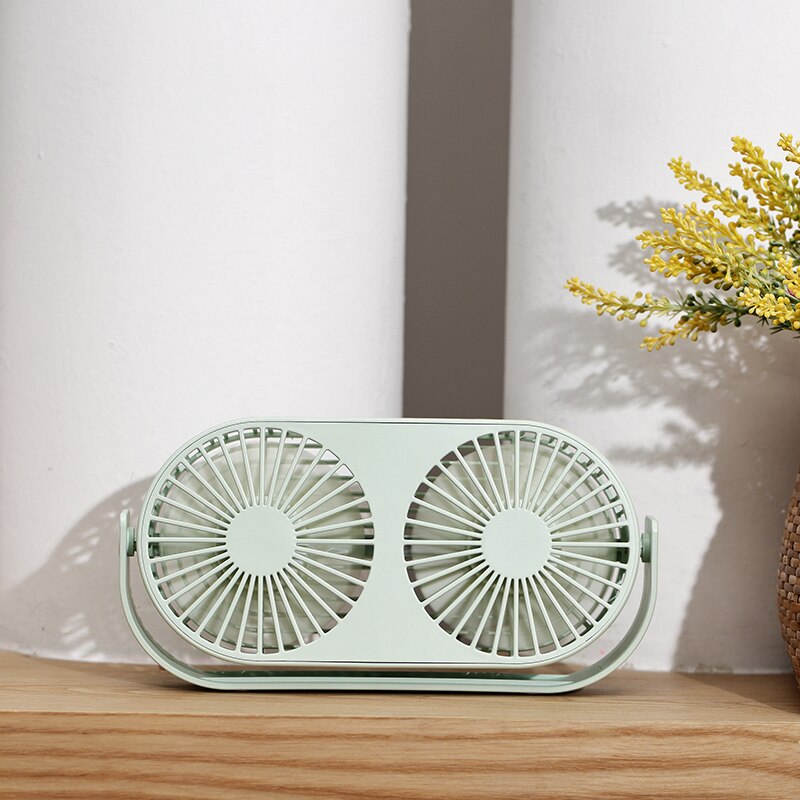 THANKSHARE Couple Fan Air Cooling Dual Motor Head ... – Vicedeal