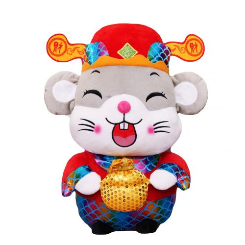 Jaar van de Rat Mascotte Knuffel Lente Festival Fo... – Grandado