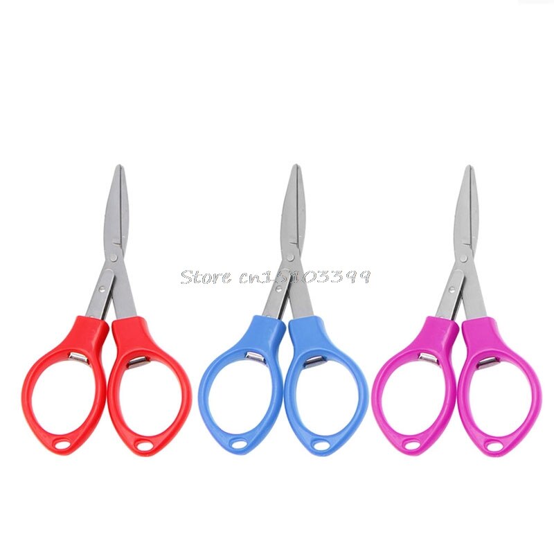 Stainless Steel Folding Camping Scissors Keychain ... – Vicedeal