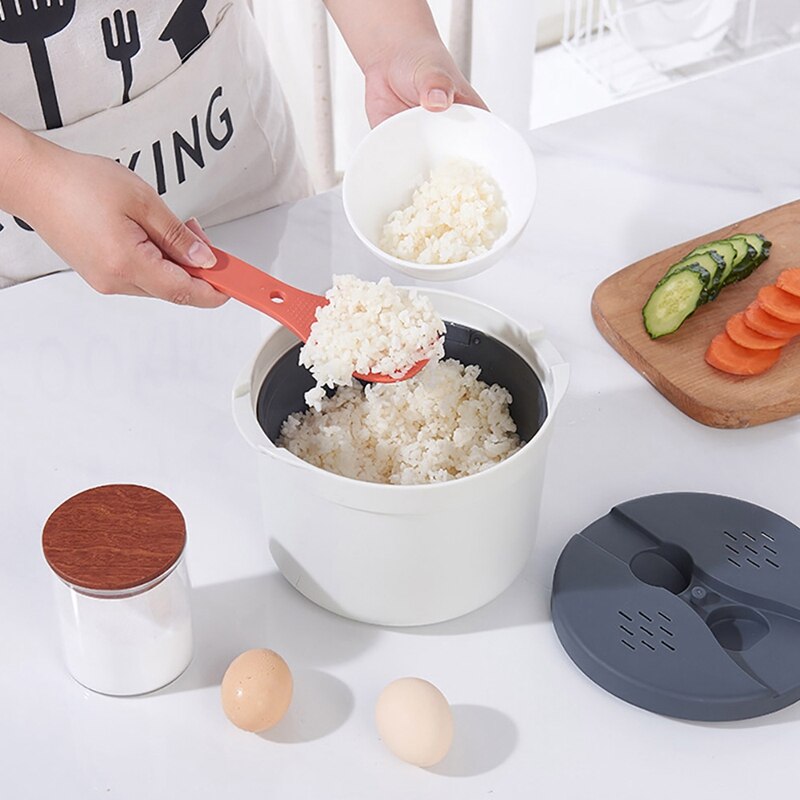 2L Kitchen Microwave Steam Rice Cooker Multifuncti... – Grandado